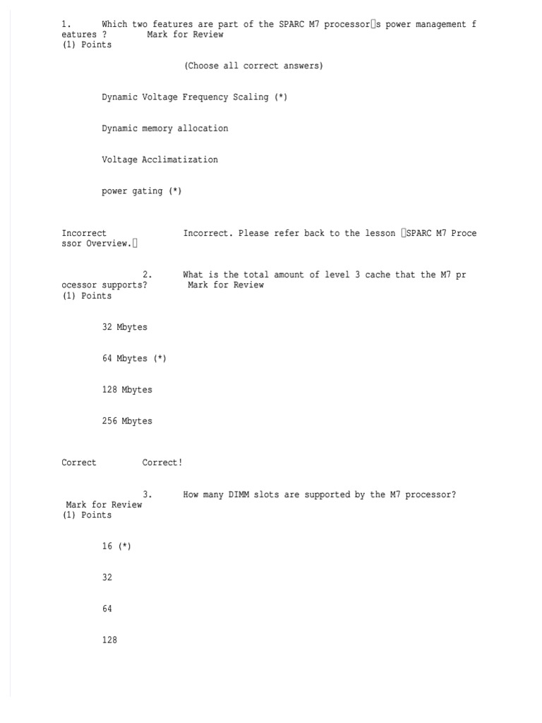 Sparc T7 Servers Installation and Maintenance Assessment | PDF ...