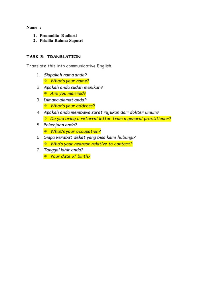 Activity 1 Task 3-1 PDF | PDF | Wellness