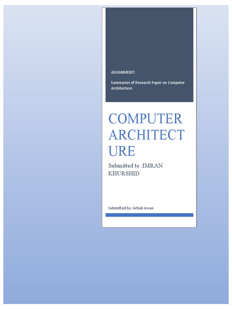 A Survey of Computer Architecture | PDF | Simulation | Multi Core Processor