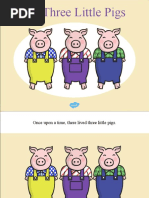 The Three Little Pigs Play Script | PDF