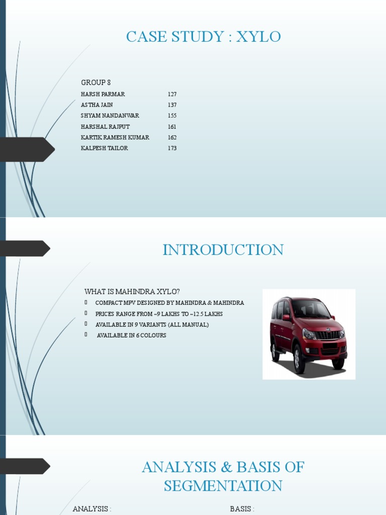 Xylo Case Study | PDF