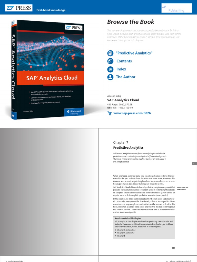 Browse The Book: First-Hand Knowledge | PDF | Predictive Analytics ...