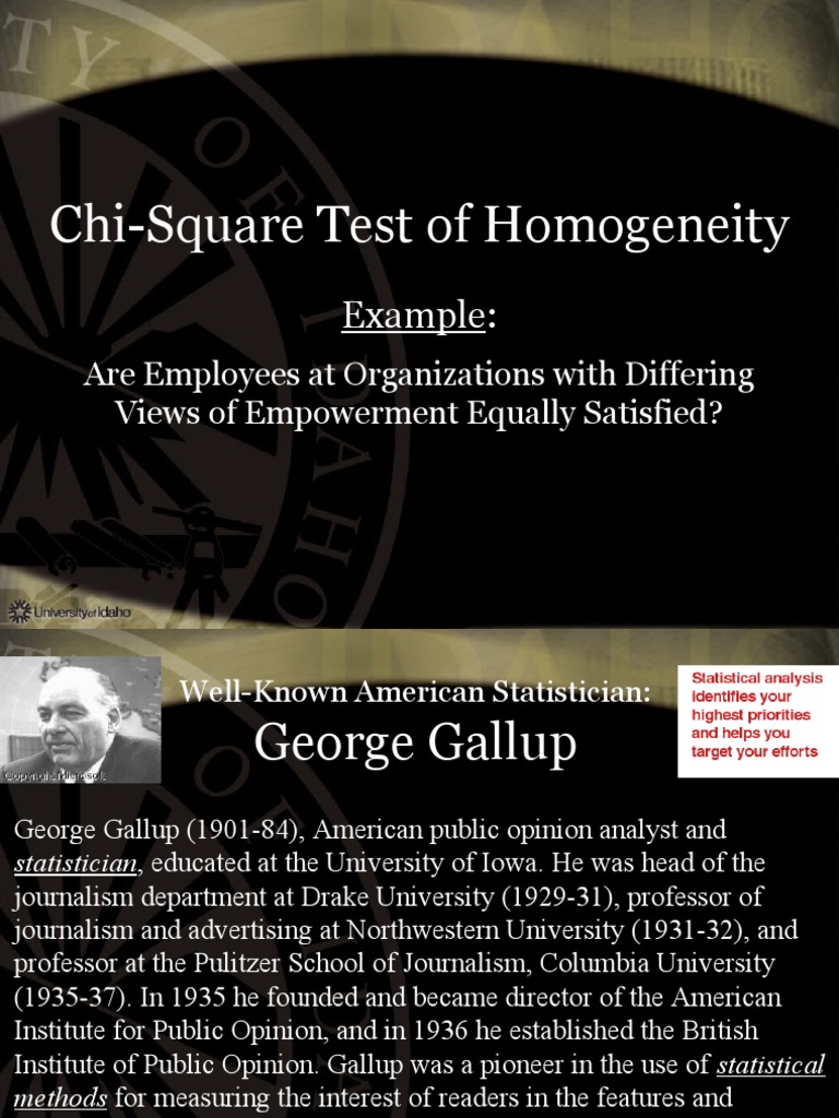 Statistics - Chi Square Analysis | PDF | Statistics | Goodness Of Fit