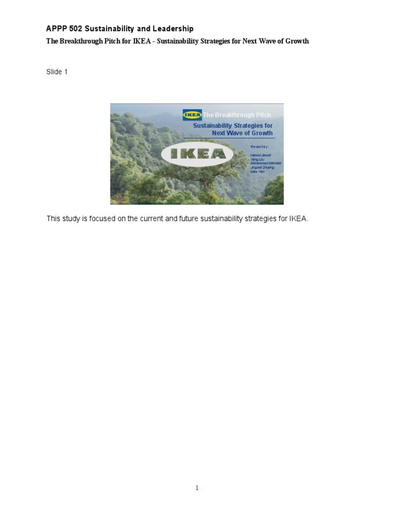 502 - Final Group Presentation - Slide Deck | PDF | Sustainability ...