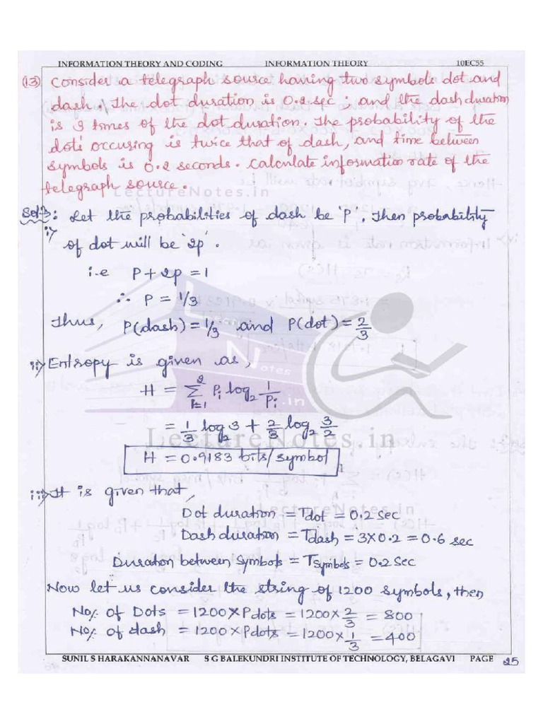 ITC NOTES Part 2 | PDF
