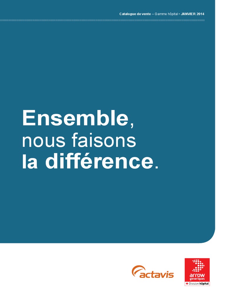 Arrow Generique | PDF | Médicament générique | Chimie pharmaceutique