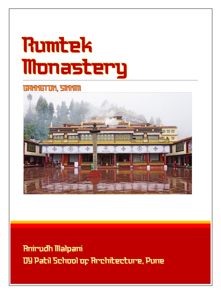 Rumtek Monastery: Architecture & History | PDF | Monastery | Religion ...