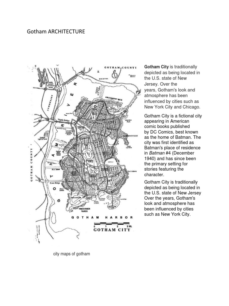 Gotham ARCHITECTURE | PDF | Batman | Dc Comics