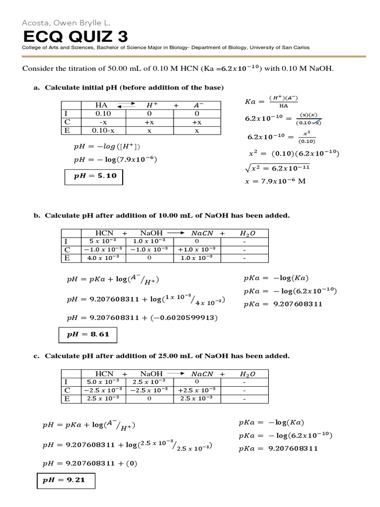 AnaChem QUiz | Download Free PDF | Analytical Chemistry | Chemistry
