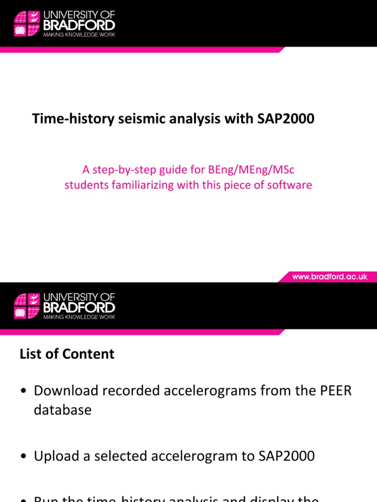Seismic Analysis Guide with SAP2000 | PDF | Earthquake Engineering ...