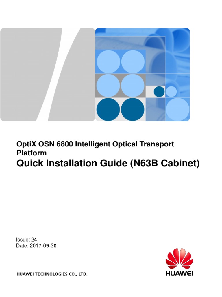 OptiX OSN 6800 Intelligent Optical Transport Platform | PDF | Equipment ...
