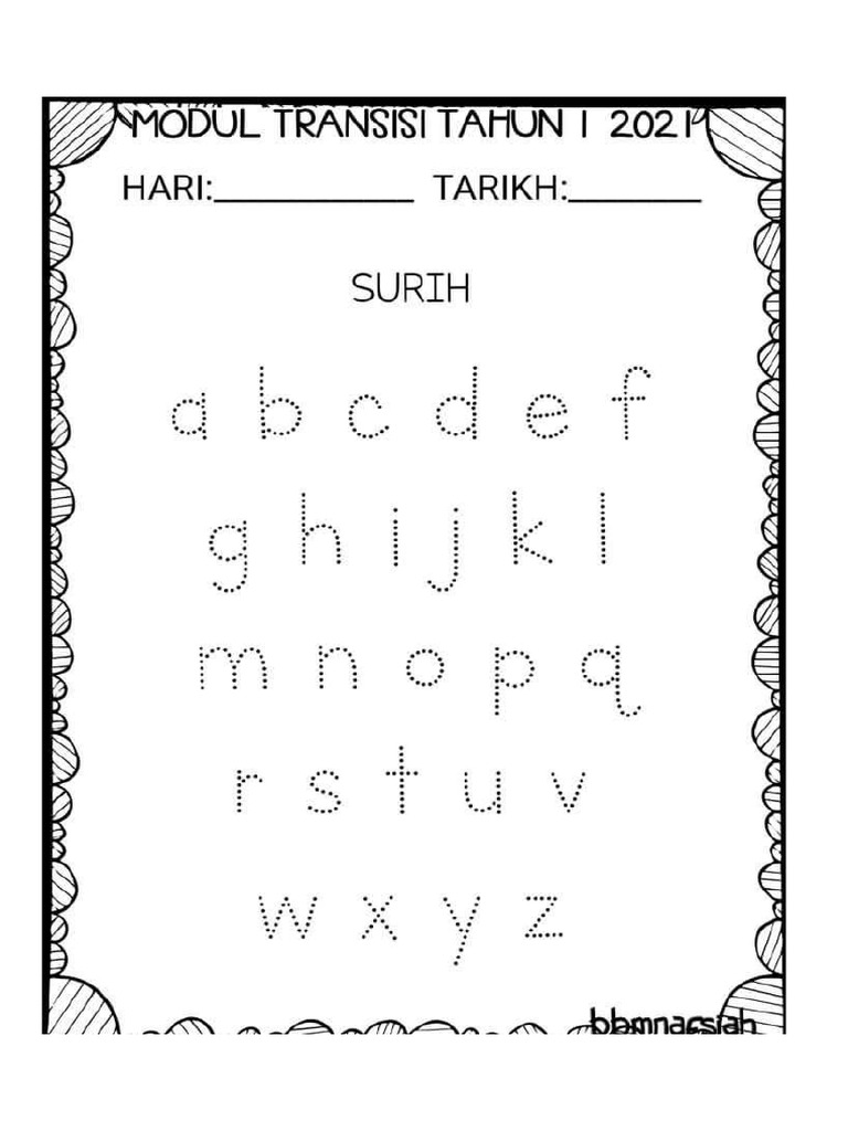 Huruf Kecil Abc | PDF