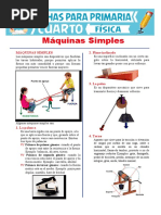 Actividades sobre Máquinas Simples | PDF | Máquinas | Palanca