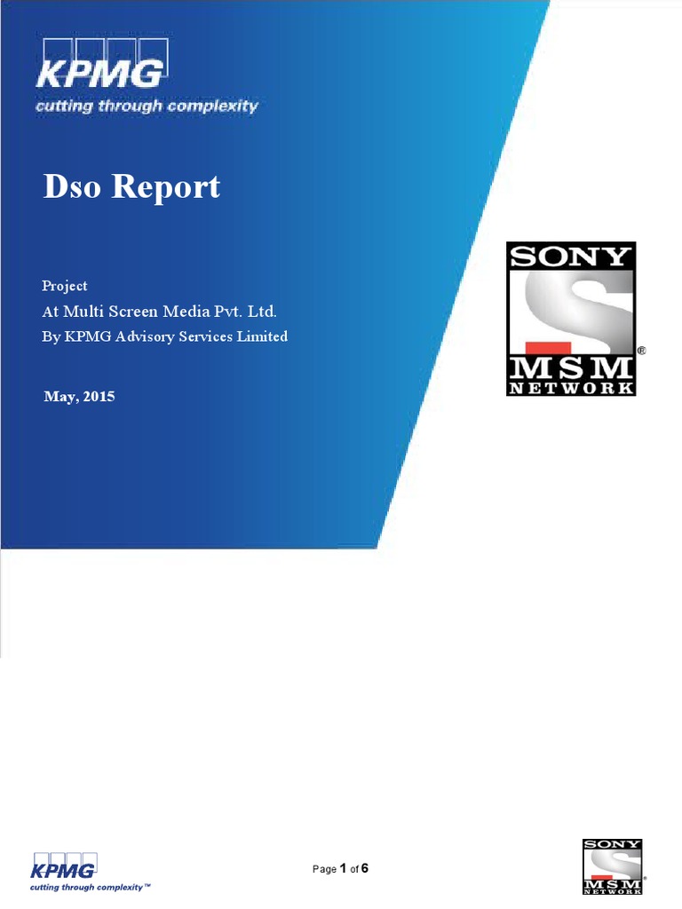 Dso Report: T Multi Screen Media Pvt. LTD | PDF | Computer Programming ...
