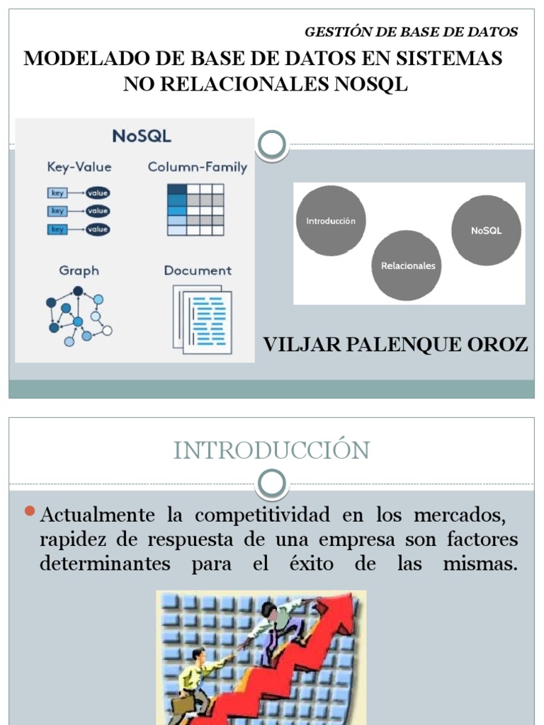 Modelado de Base de Datos en Sistemas No Relacionales Nosql - Viljar Palenque Oroz | PDF | No ...