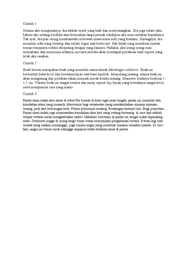Contoh Paragraf | PDF