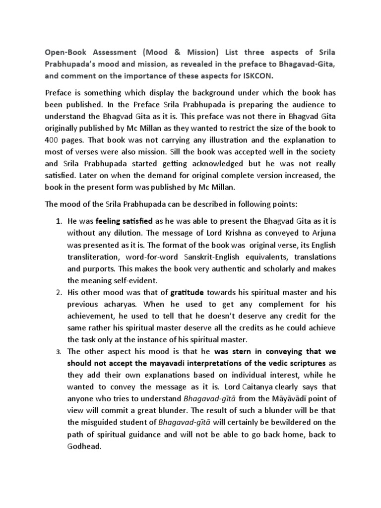Open Book Assessment-2 | PDF | Bhagavad Gita | Vaishnavism