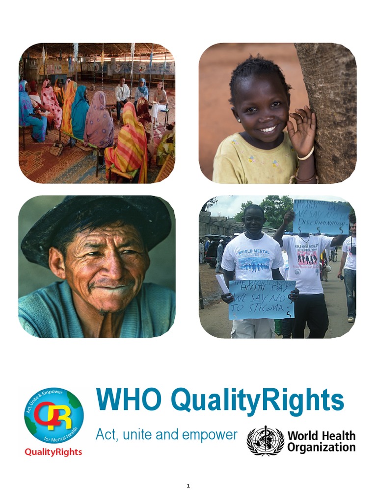 Who Qualityrights: Act, Unite and Empower | PDF | Recovery Approach ...