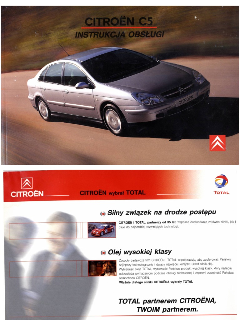 Instrukcja Obslugi Citroen C5 PL | PDF