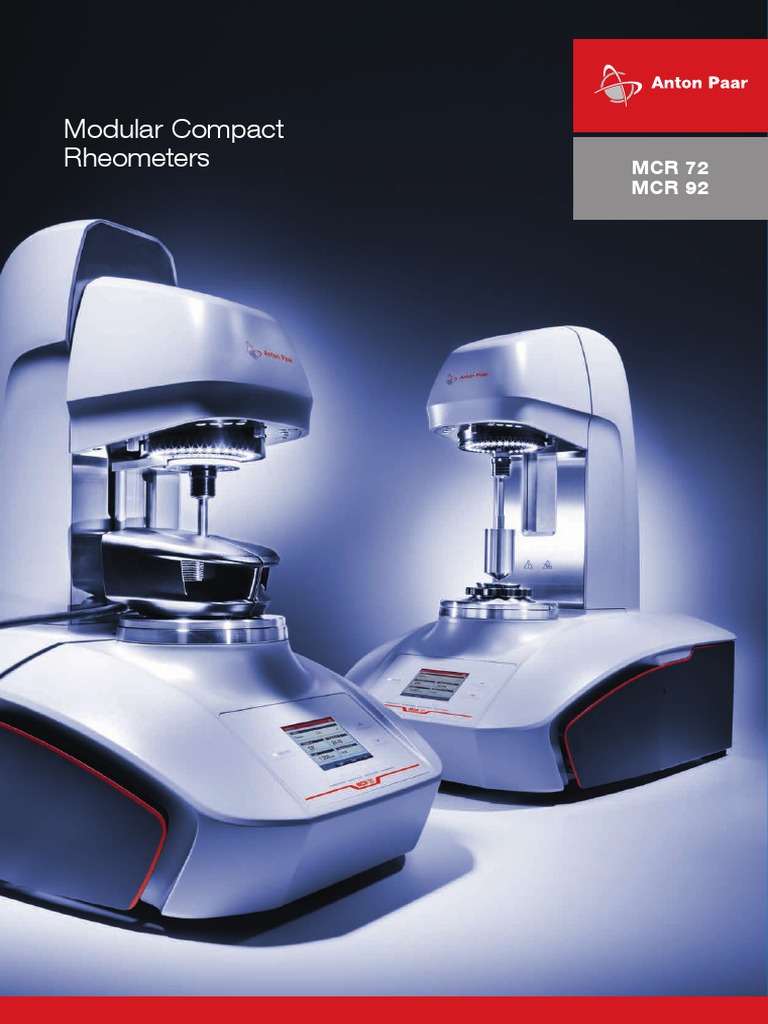 Modular Compact Rheometers: MCR 72 MCR 92 | PDF | Rheology | Viscosity