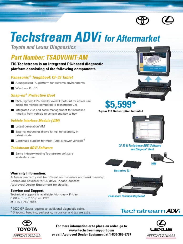 Techstream Advi: For Aftermarket | PDF | Tablet Computer | Electronics