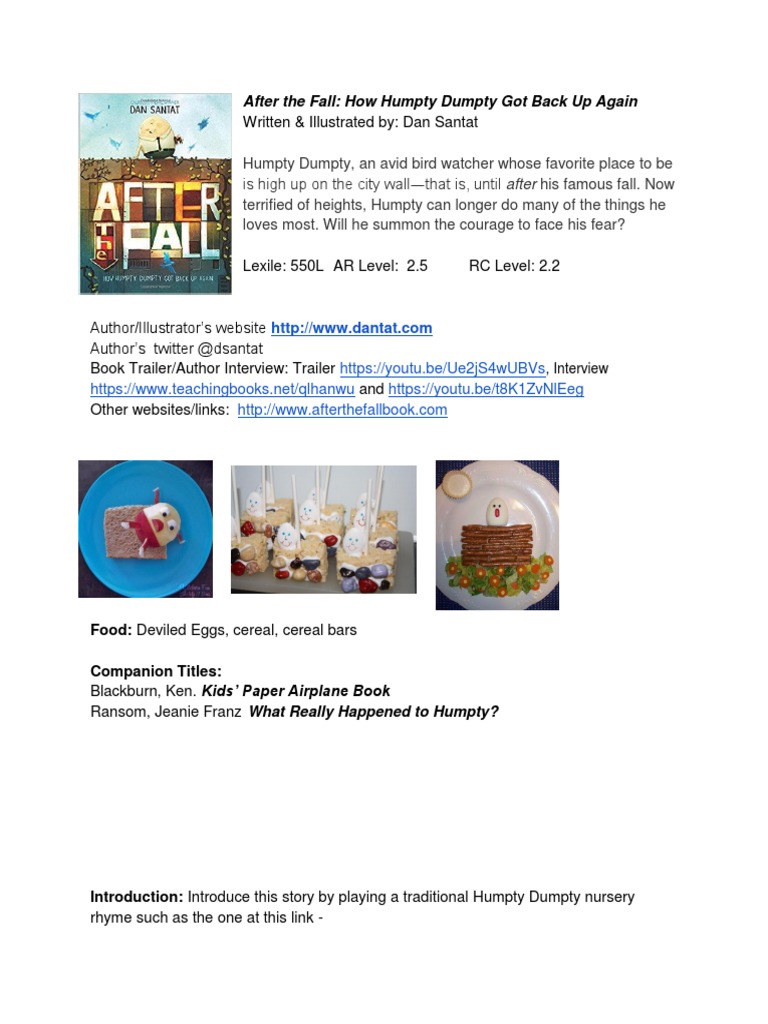 After The Fall: How Humpty Dumpty Got Back Up Again: Food: Deviled Eggs ...