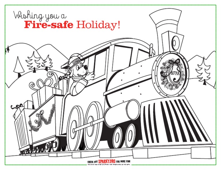 Spark Coloring Sheet 2 PDF | PDF