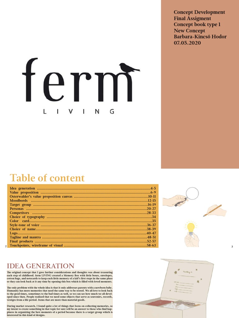 Concept Book For Ferm Living | PDF | Typefaces | Logos