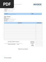 Real Estate Brokerage Commission Invoice Template | PDF