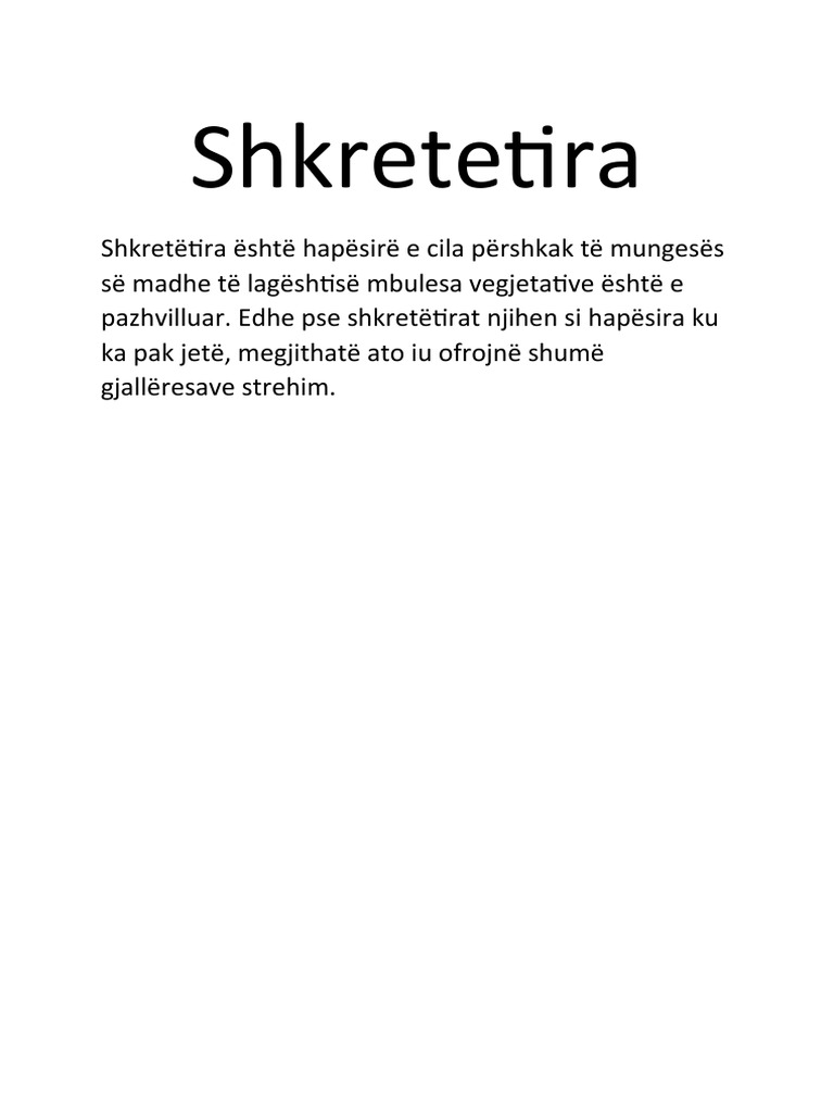 Shkretetira | PDF