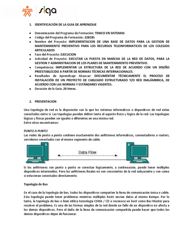 GFPI-F-019 - Formato - Guia - de - Aprendizaje #22 IMPLEMENTACION DE TOPOLOGIAS | Descargar ...
