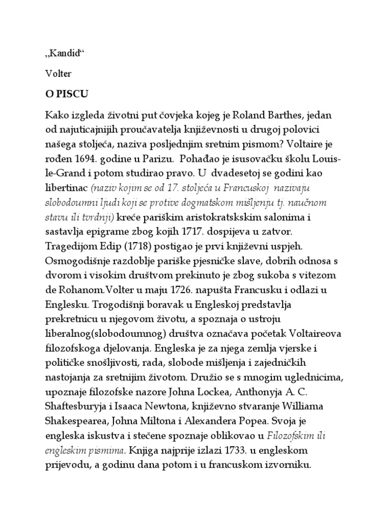 Lektira Kandid | PDF