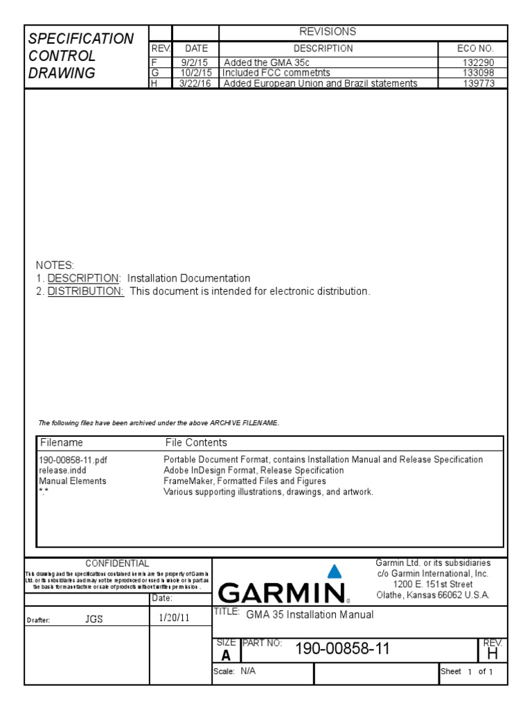 GMA 35 - 35c, IM, 190-00858-11, Rev 3-16 | PDF | Coaxial Cable ...