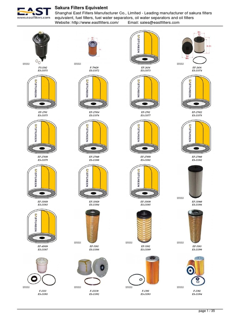 Sakura Filters | PDF | Combustibles | Industria petrolera
