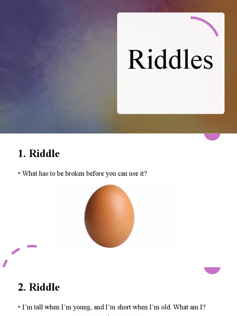 Riddles | PDF