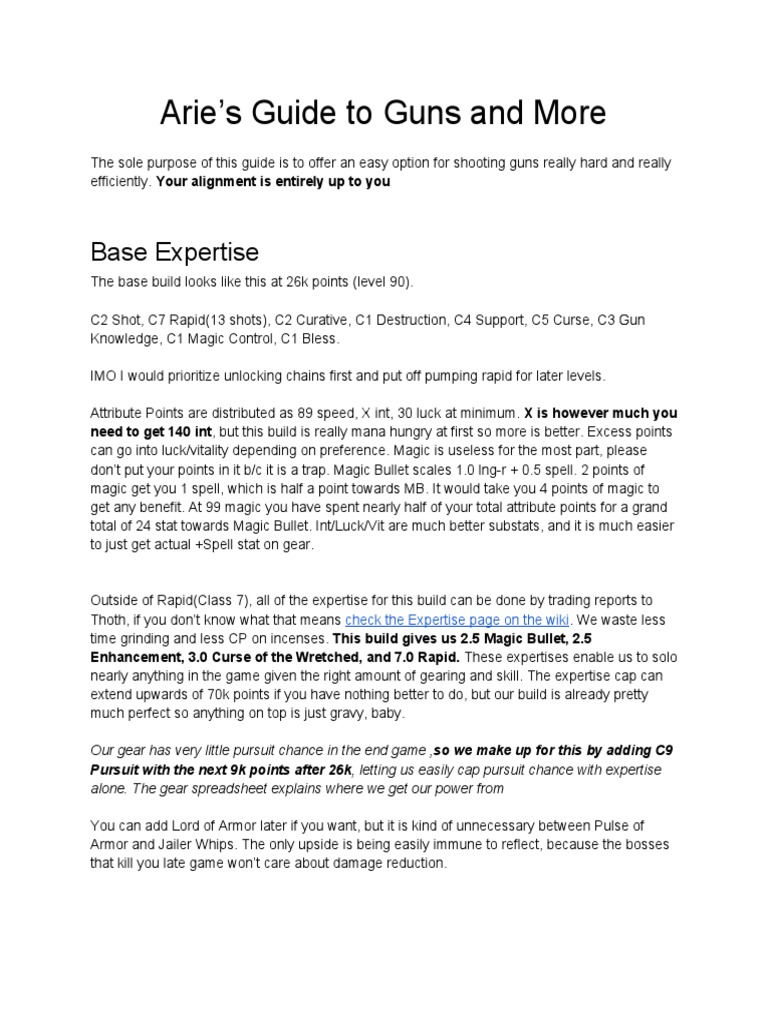 Aries Guide To Guns and More | PDF | Weaponry