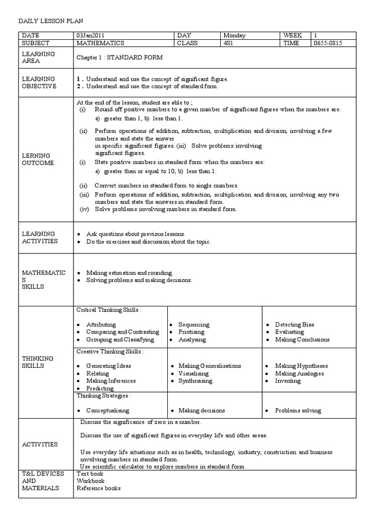 101 C1 01 Maths F4 2011 | PDF | Mathematics | Learning