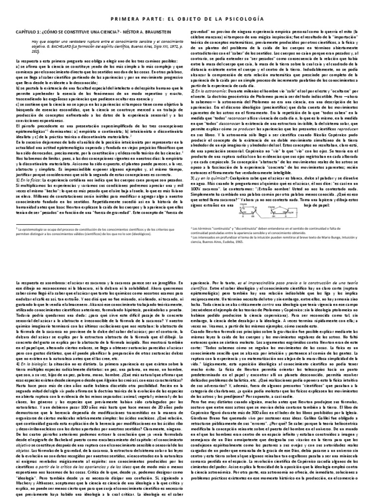 Braunstein Cap I y II | PDF | Ideologías | Psicoanálisis