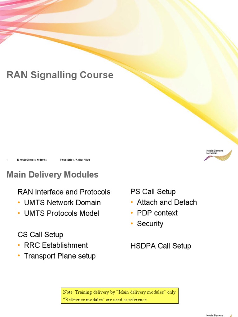 00 - RAN Signalling Course | PDF
