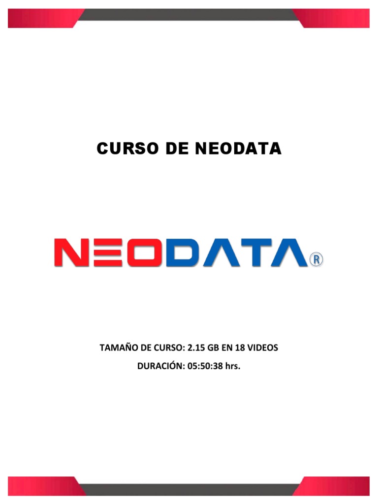 Temario Curso de Neodata | PDF