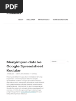 cara membuat google spreadsheet baru | PDF