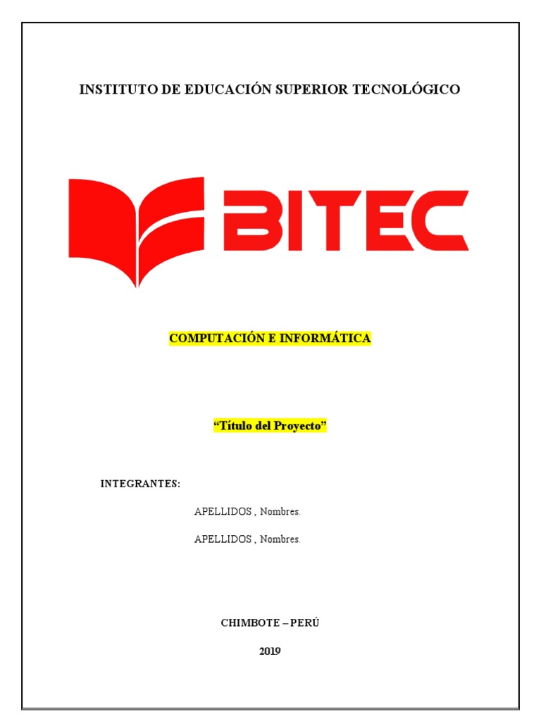 Proyecto Instituto BITEC Chimbote | PDF | Presupuesto | Empresas