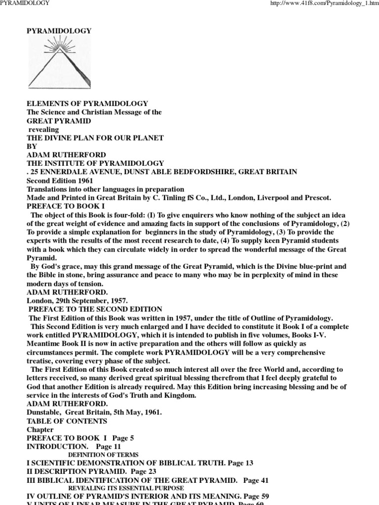 PYRAMIDOLOGY | PDF | Egyptian Pyramids
