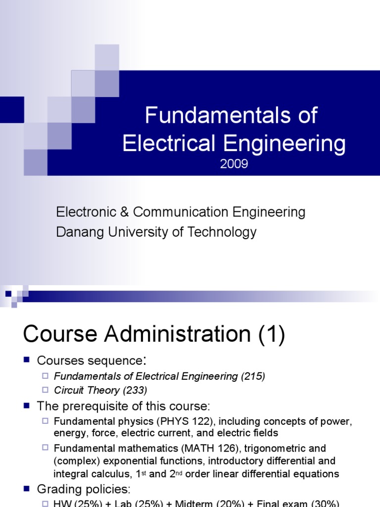 Electrical Engineering Basics | PDF | Electrical Network | Voltage