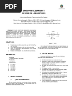 Practica 6, Laboratorio de Circuitos Electricos. FIME UANL | PDF | Red eléctrica | Mecanica clasica