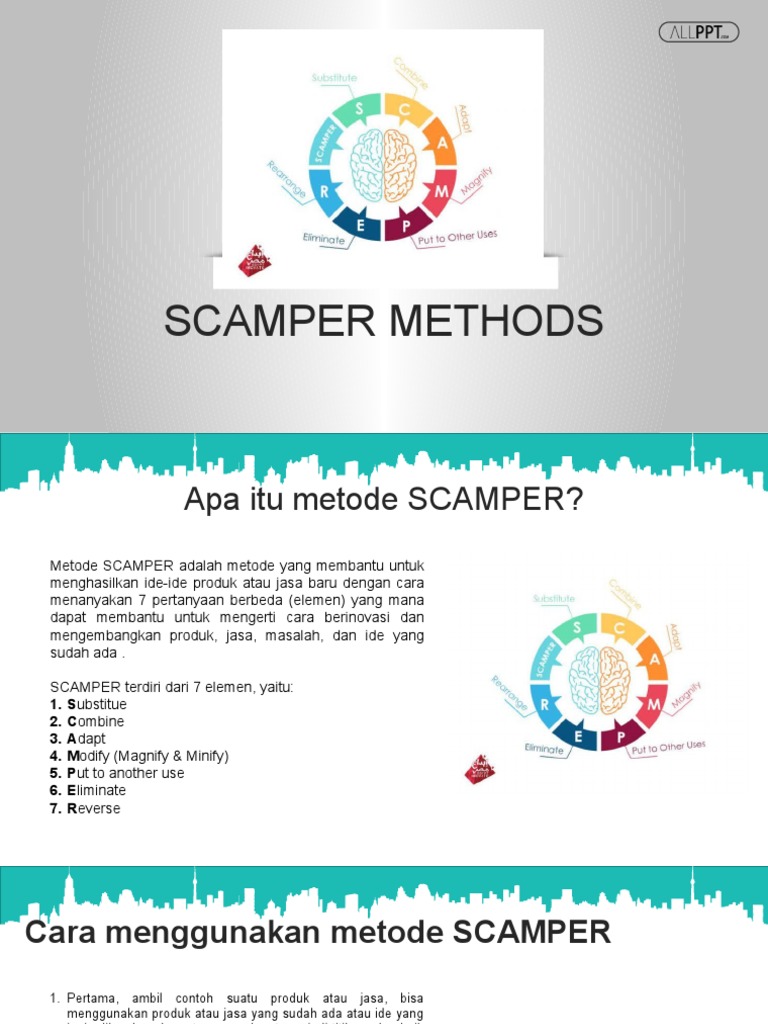 Scamper Method - Kwu | PDF