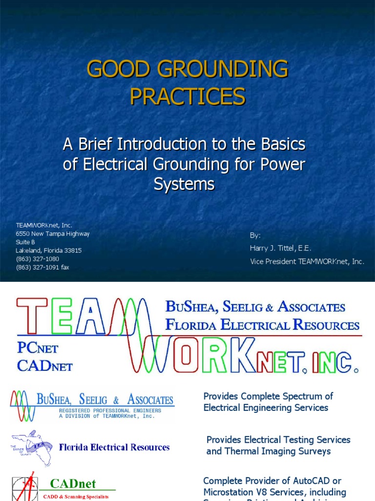 Good Grounding Practices | PDF | Resistor | Electrical Resistance And ...