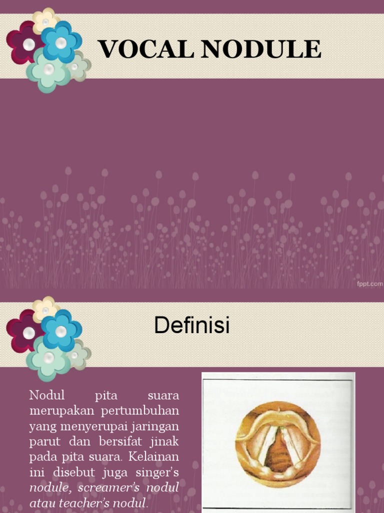 Vocal Nodule | PDF