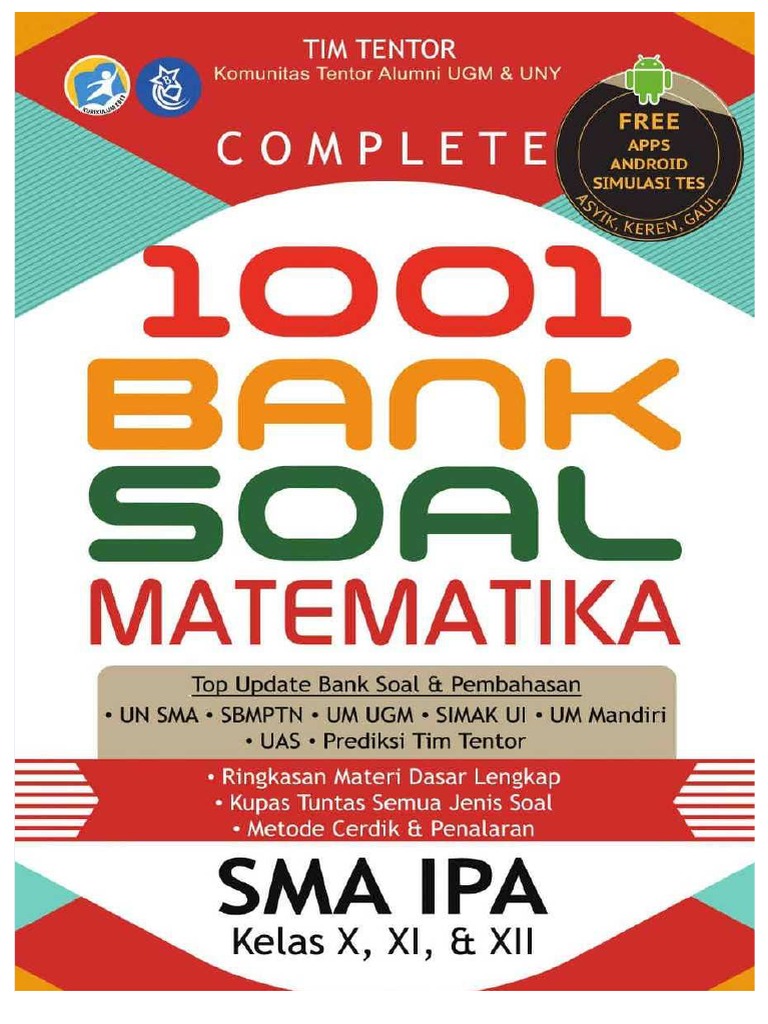 1001 Bank Soal Matematika PDF | PDF