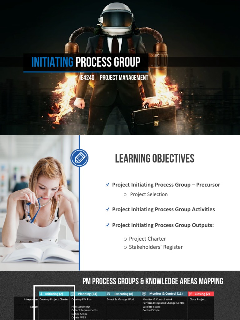 Project Initiating Process Group Activities | PDF | Net Present Value ...